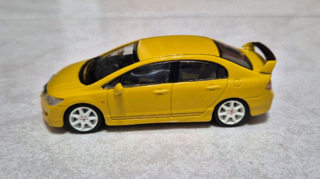 1/64 Hobby Japan Honda Civic Type R (FD2R) Yellow, Hobbies & Toys, Toys ...
