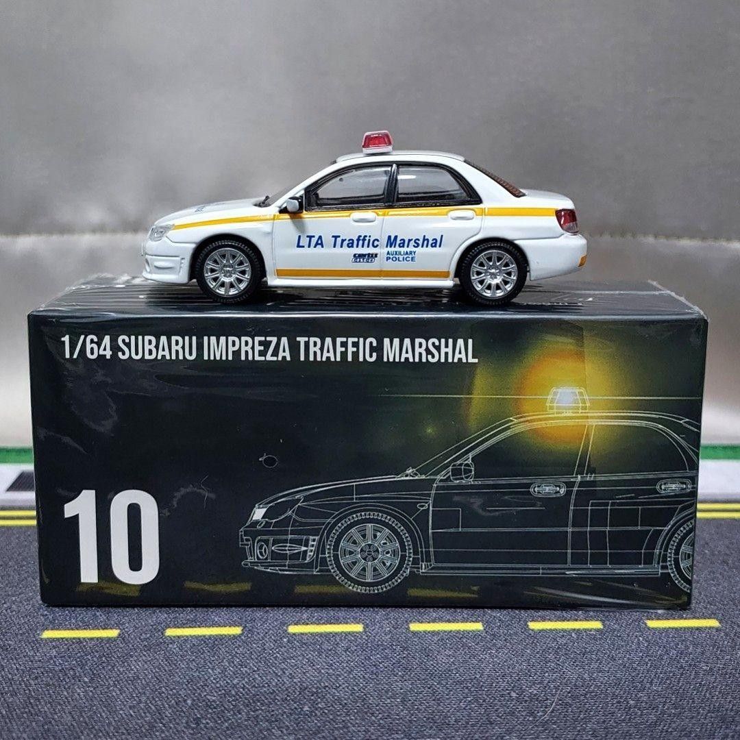 1/64 Subaru Impreza "Hawkeye" police and LTA patrol car set, Hobbies ...