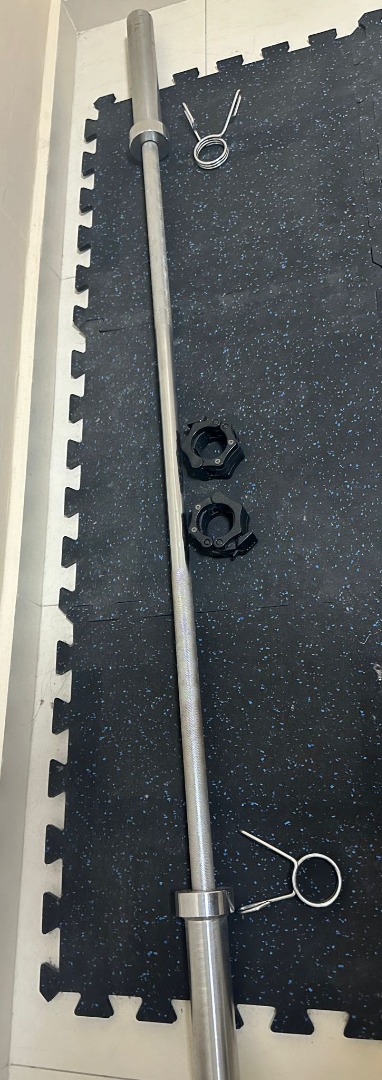 1.8M Olympic Bar with quick release barbell lock jaw collar(pair ...