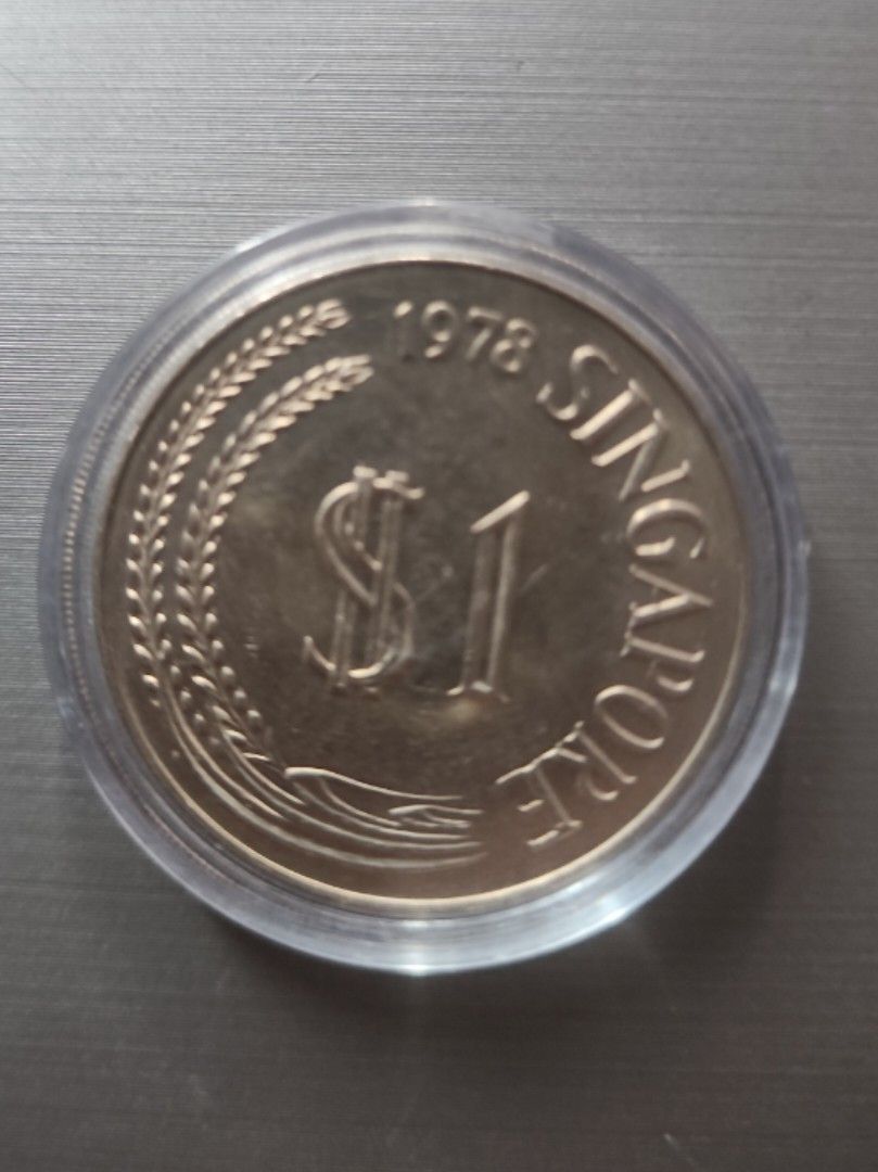 1978 Singapore Merlion one dollar coij, Hobbies & Toys, Memorabilia ...