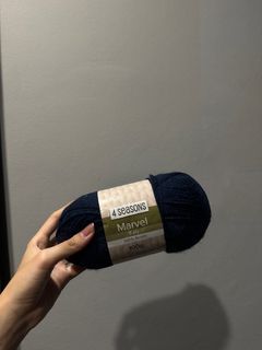 4 seasons marvel yarn 100g in yellow, Hobbies & Toys, Stationery ...