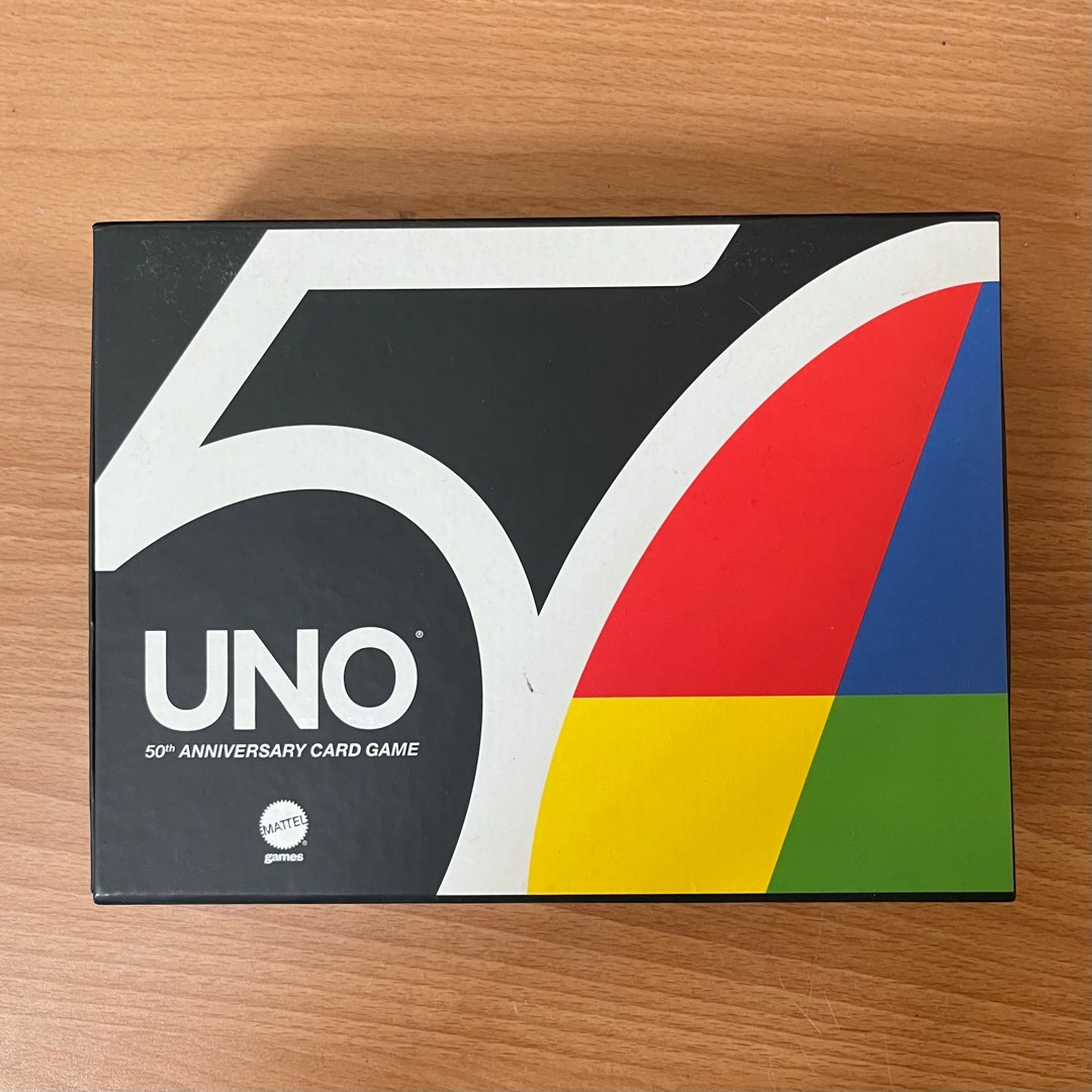 50th anniversary UNO card set, Hobbies & Toys, Toys & Games on Carousell