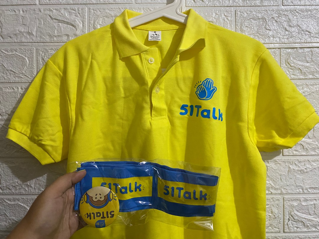 51Talk uniform, Men's Fashion, Tops & Sets, Tshirts & Polo Shirts on Carousell