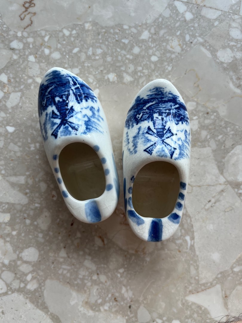 70s vintage porcelain dutch clogs, Hobbies & Toys, Memorabilia ...