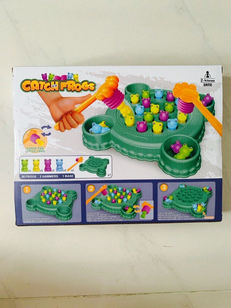 全新 Catch Frogs board game 桌遊, 興趣及遊戲, 玩具 & 遊戲類 - Carousell