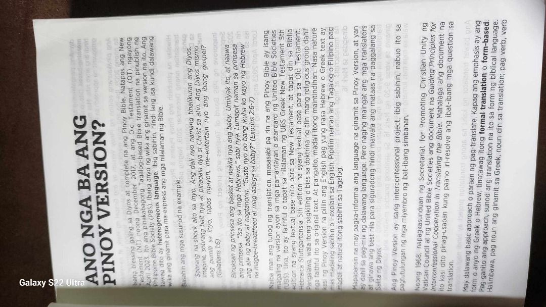 Ang Bible: Pinoy Version, Hobbies & Toys, Books & Magazines, Religion ...