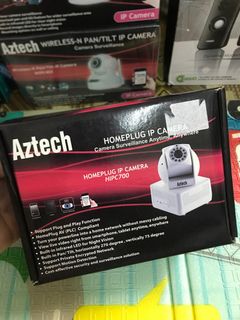 Aztech Wireless-N Pan/Tilt Camera (WIPC403), Furniture & Home Living, Security & Locks, Security ...