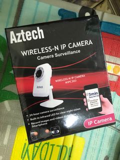 Aztech Wireless-N Pan/Tilt Camera (WIPC403), Furniture & Home Living ...