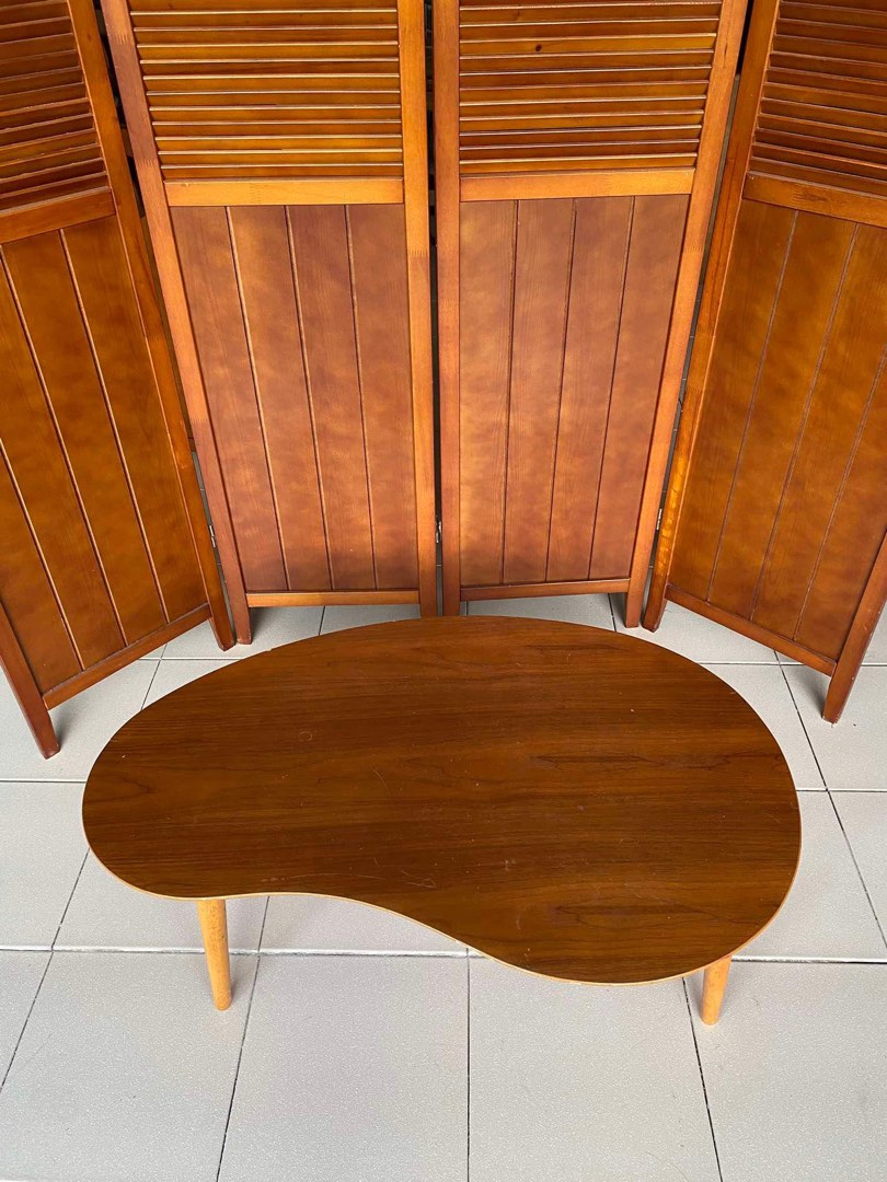 Bean shaped Folding Center Table, Furniture & Home Living, Furniture ...