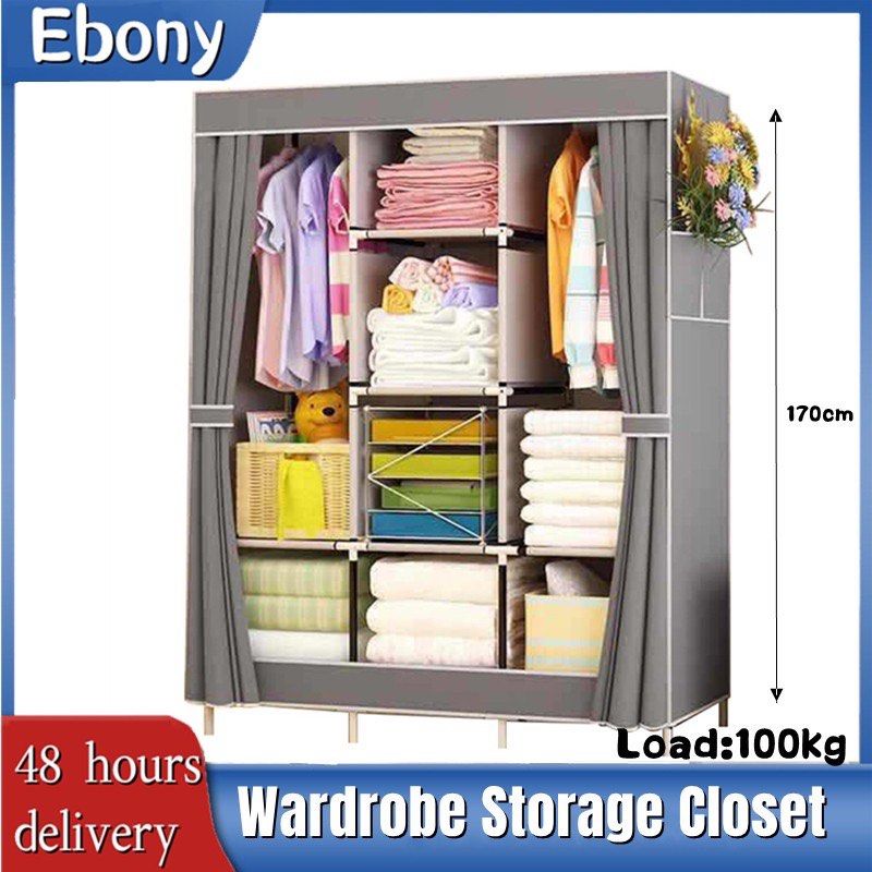 [BEST DEAL] Fabric Wardrobe Closet Cloth Cabinet Collection Multi ...