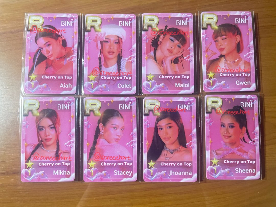 BINI SSPH OT8 SET, Hobbies & Toys, Memorabilia & Collectibles, Fan ...