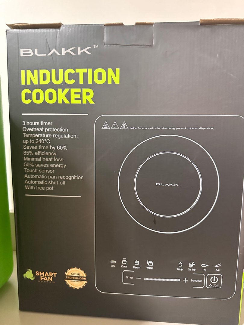 Blakk Induction Cooker, TV & Home Appliances, Electrical, Adaptors ...