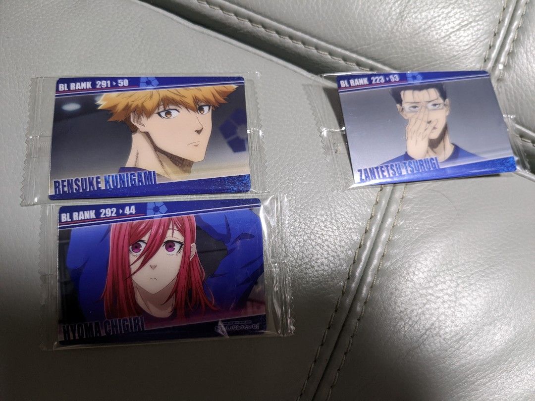 Blue lock wafer card, Hobbies & Toys, Memorabilia & Collectibles, Fan ...