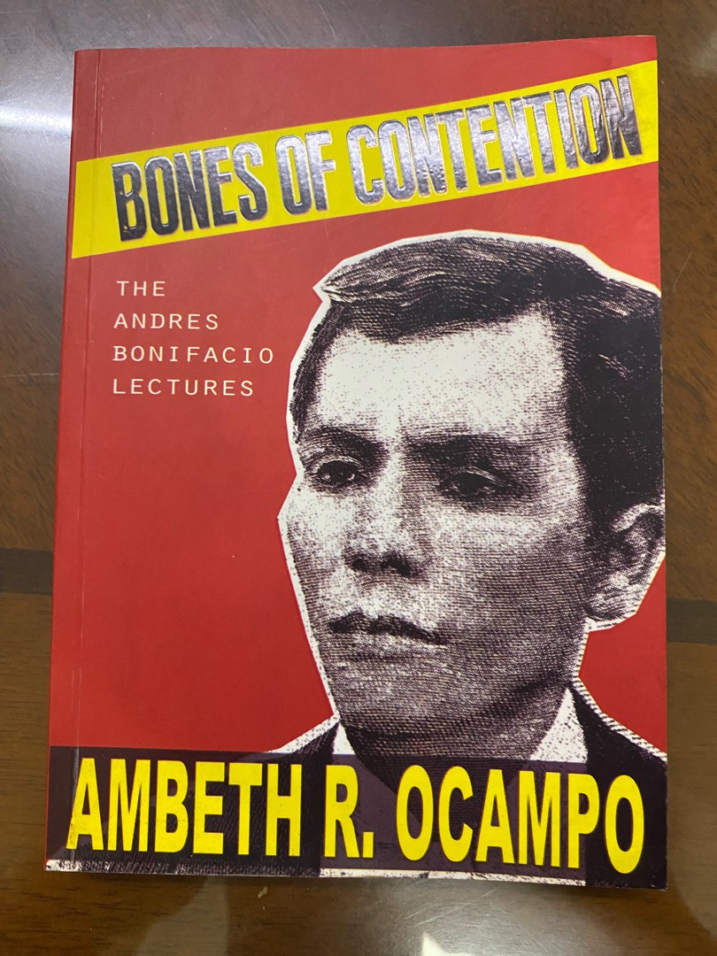 Bones of Contention - The Andres Bonifacio Lectures by Ambeth Ocampo - Vintage Preloved Book ...