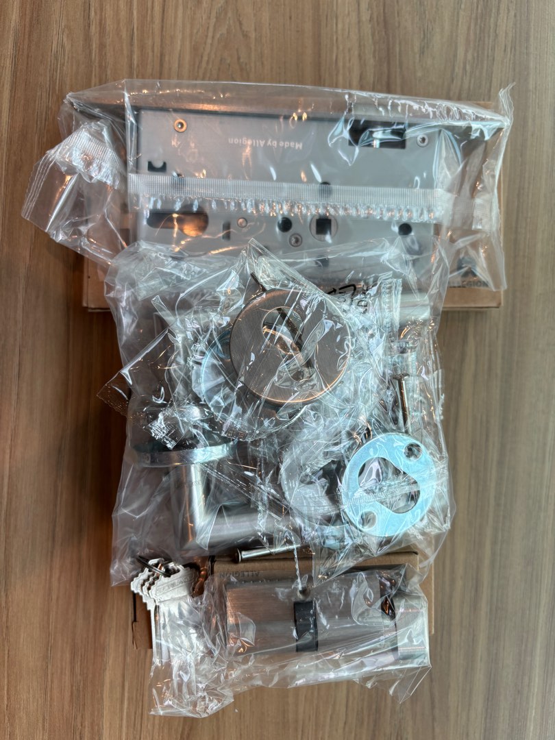 Briton/Allegion Main Door Lock Full set, Furniture & Home Living ...