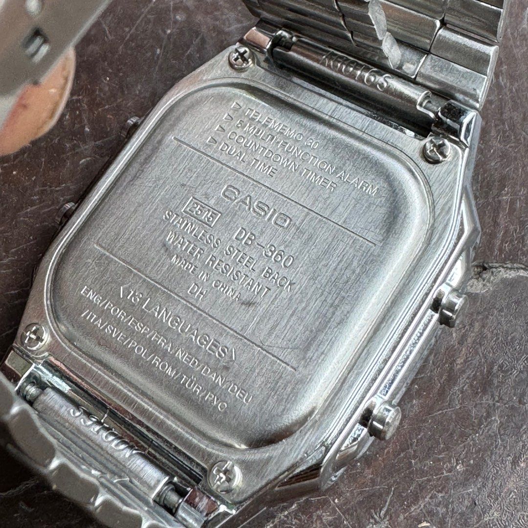 Casio Illuminator Multi Lingual Data Bank, Fesyen Wanita, Jam Tangan di ...