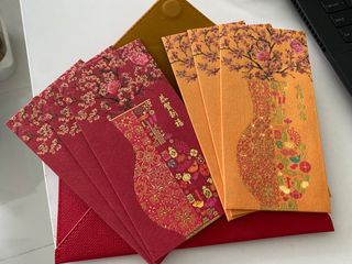 (2nd Pk @ $1.87) 兔023 Goldheart Ang Pow Envelopes/ Money Packets ...