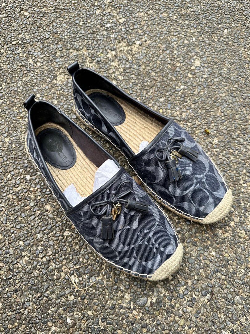 Coach Espadrilles, Women's Fashion, Footwear, Flats & Sandals on Carousell