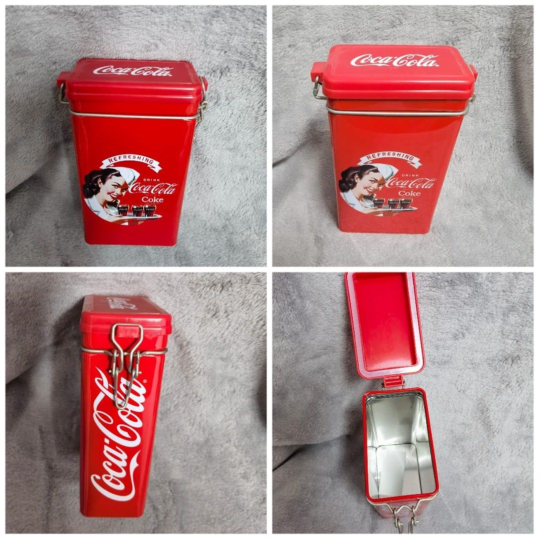 Coca Cola Collections - Tin Container, Hobbies & Toys, Collectibles ...