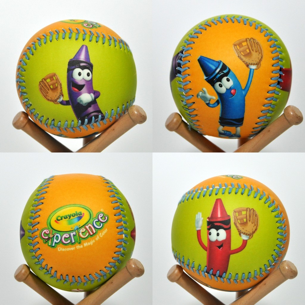 Crayola Experience ® 9" Colored Baseball PVC Rubber, Hobbies & Toys ...