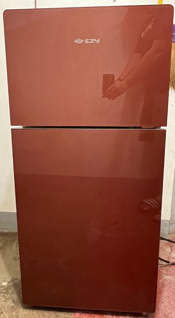 EZY EZ-127 4.5 cu.ft. Two Door Burgundy Refrigerator, TV & Home ...