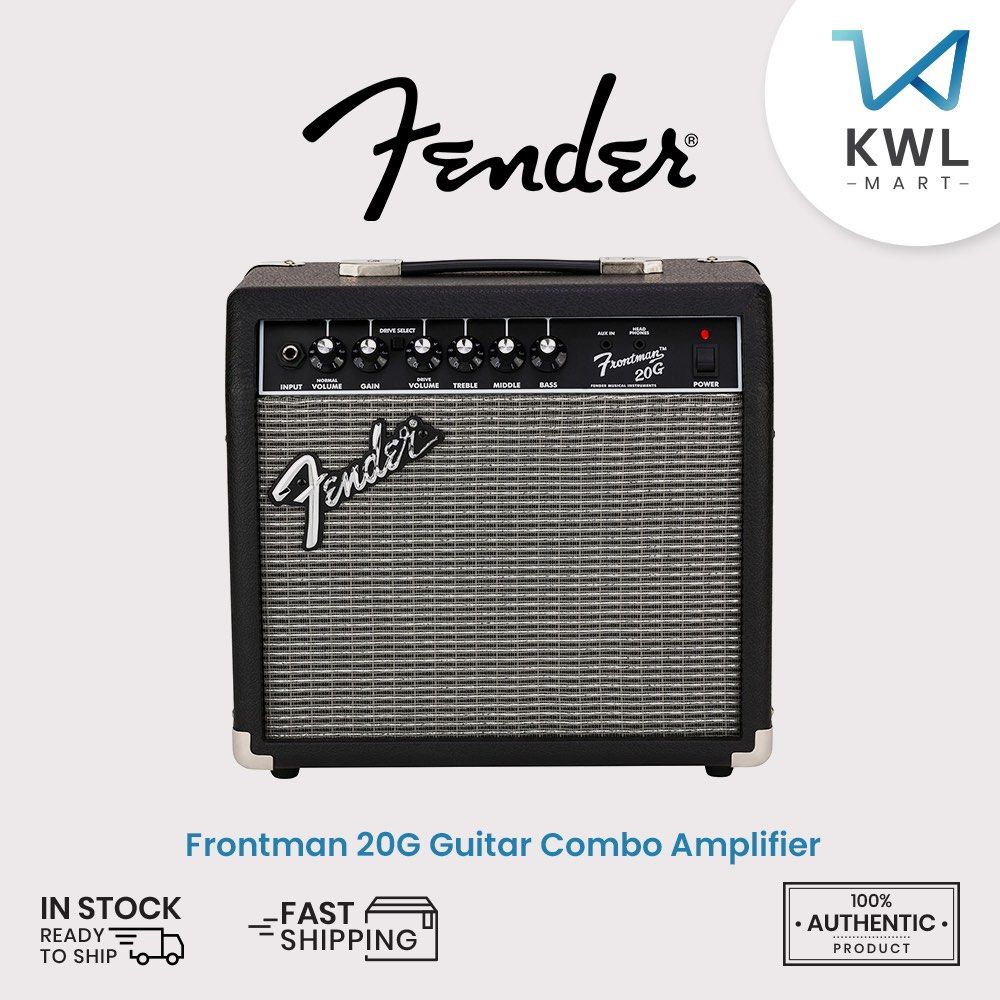 Fender Frontman 20G Guitar Combo Amplifier, Hobbies & Toys, Music ...