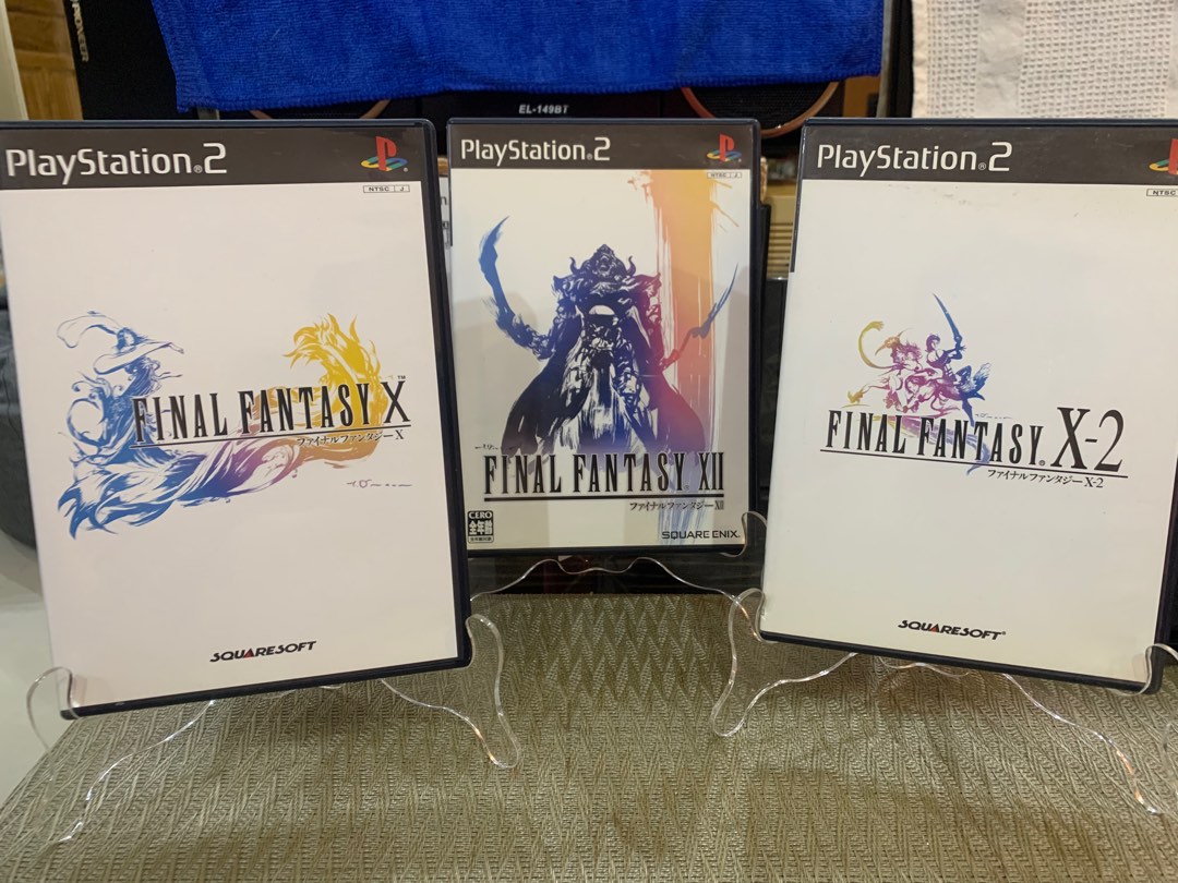 FINAL FANTASY X, X-2, And XII PS2 Playstation 2 Japan Import (Combo Set With All), Video Gaming ...