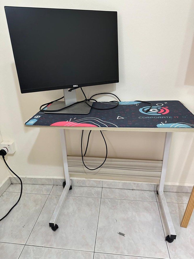 Move out sale!! Foldable , height adjusting study table, Furniture ...