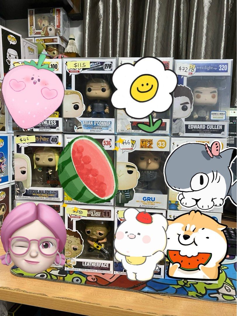 Funko Pops - Fast and Furious Brian O Conner, Twilight Edward Cullen ...