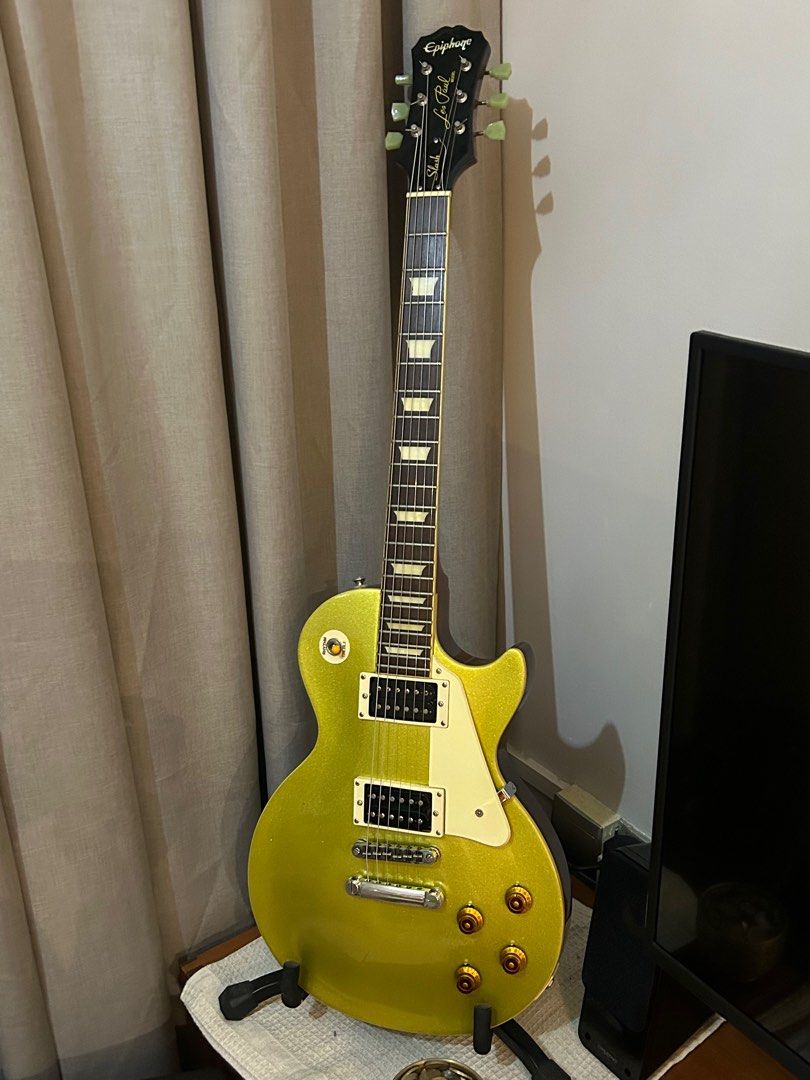 Gibson Epiphone Slash custom shop Les paul Goldtop with seymour duncan ...