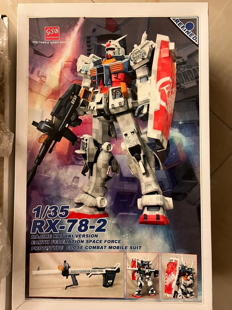 GSB 1/35 Gundam RX-78-2 高達, 興趣及遊戲, 玩具 & 遊戲類 - Carousell