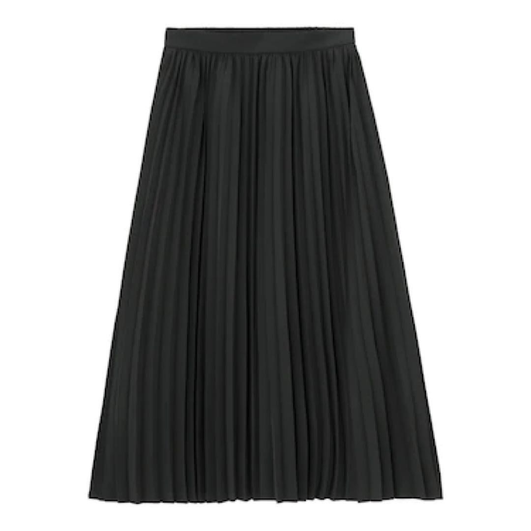 GU by Uniqlo chiffon midi skirt/ GU sifon skirt/ GU pleated skirt/ Rok ...