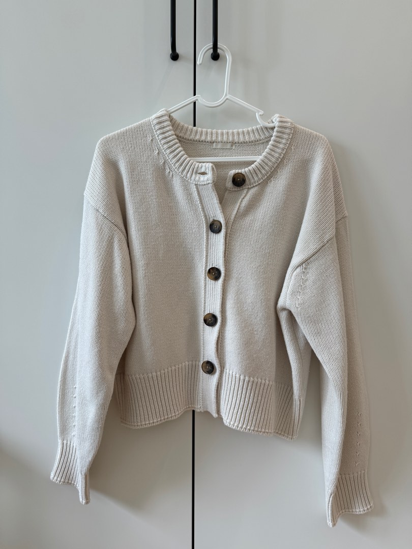 GU Japan Knit Cardigan, Women's Fashion, Coats, Jackets and Outerwear ...