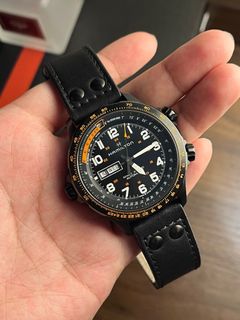 Hamilton Khaki Aviation Pilot Day Date Auto 42mm H64615545, Luxury ...