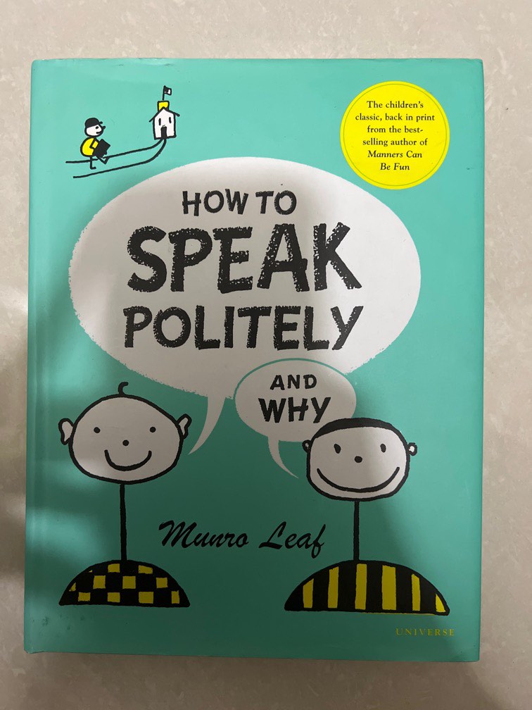 How to speak politely, 興趣及遊戲, 書本 & 文具, 小朋友書 - Carousell