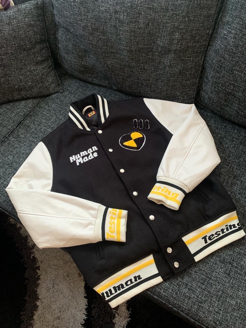 HUMAN MADE VARSITY JACKET, Men's Fashion, Coats, Jackets and Outerwear ...