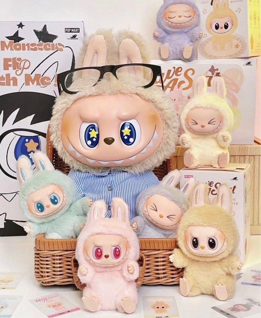 [IN STOCK] Labubu V2 Have a seat box set and Labubu Flip with me vinyl ...