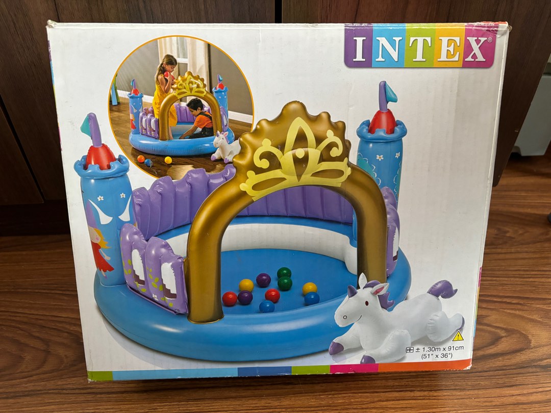 INTEX Mini Castle Inflatable, Babies & Kids, Infant Playtime on Carousell