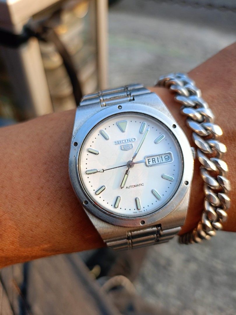Jam Seiko Lawas VINTAGE Cal 7s26 AUTOMATIC ORIGINAL, Fesyen Pria, Jam ...