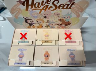 POPMART: LABUBU HAVE A SEAT SERIES - BNIF, Hobbies & Toys, Toys & Games ...