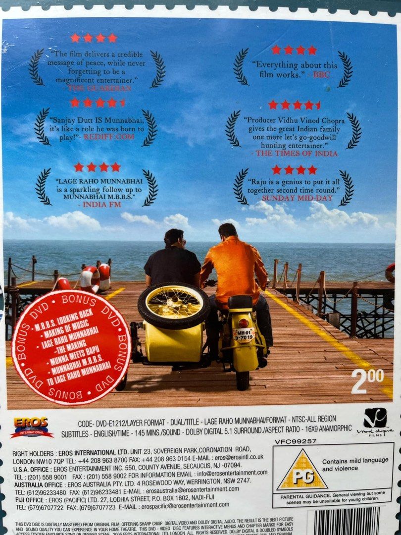 Lage Raho Munna Bhai - DVD, Hobbies & Toys, Music & Media, CDs & DVDs on Carousell