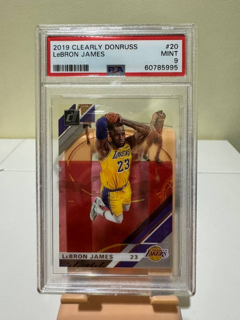 LEBRON JAMES GRADED SLAB 2019 CLEARLY DONRUSS NBA CARD, Hobbies & Toys ...