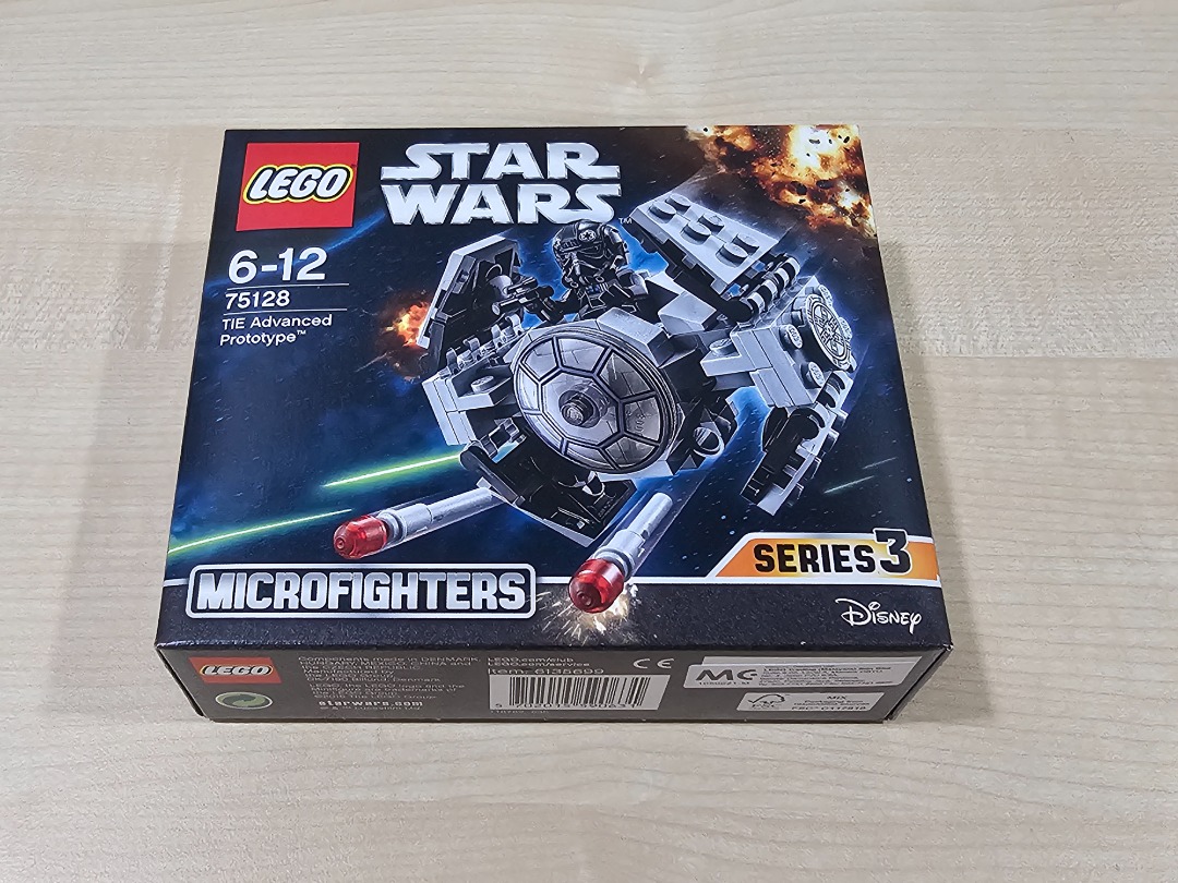 Lego Star Wars 75128 TIE Advanced Prototype Microfighter, Hobbies ...