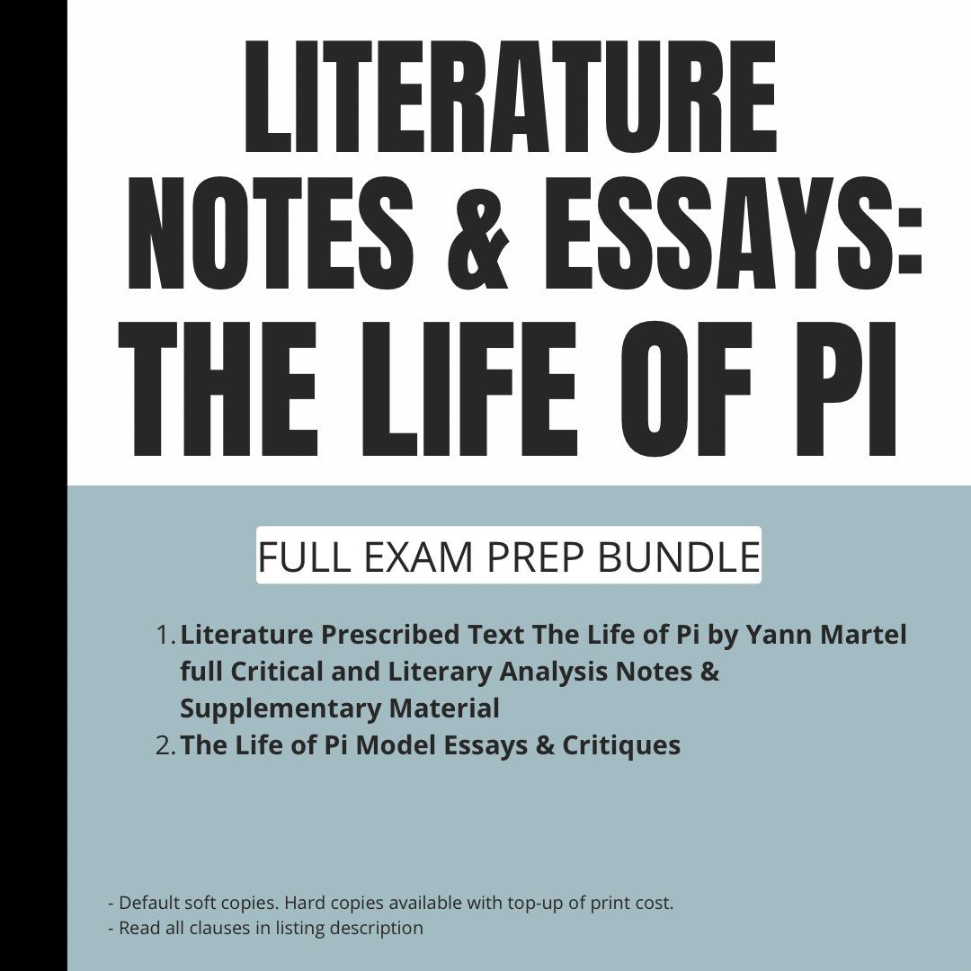 LIFE OF PI NOTES AND ESSAYS |IGCSE LITERATURE IN ENGLISH SET TEXT 2024 ...
