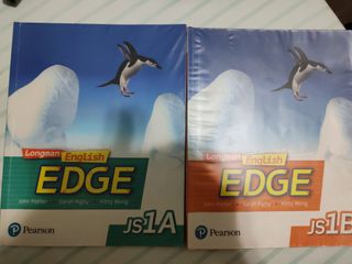 中一 英文書 Longman English Edge JS1A & JS1B, 興趣及遊戲, 書本 & 文具, 教科書 - Carousell