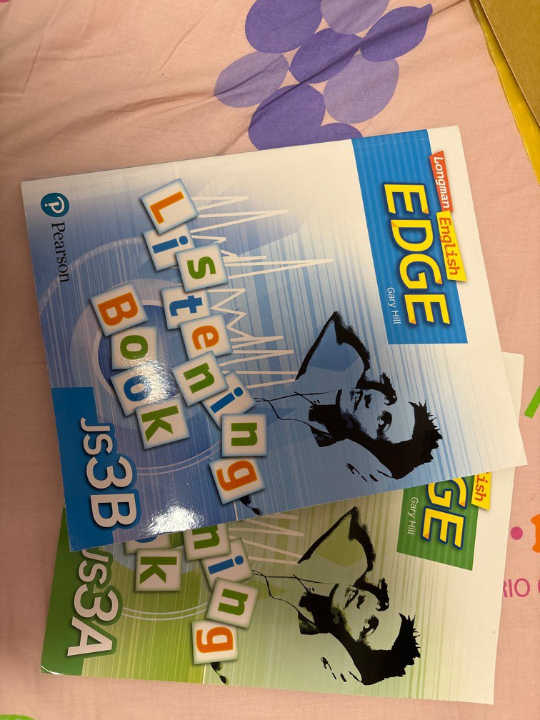放longman english edge JS 3A 3B listening book, 興趣及遊戲, 書本 & 文具, 教科書 ...