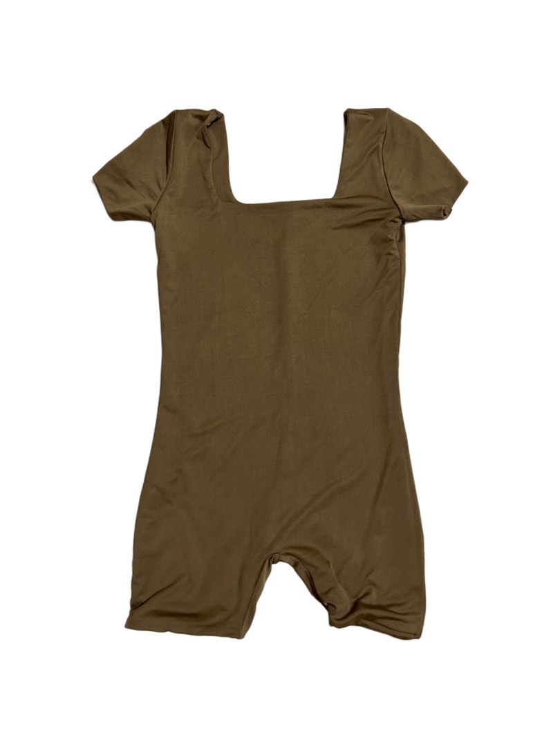 Maria & Mary Unitard Square Neck, Women's Fashion, Activewear on Carousell