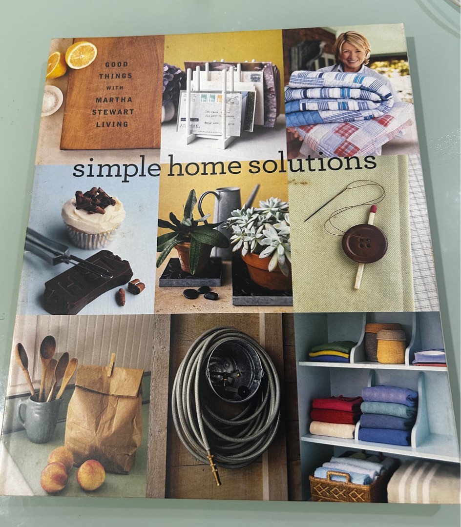 martha stewart simple house solutions, Hobbies & Toys, Books ...