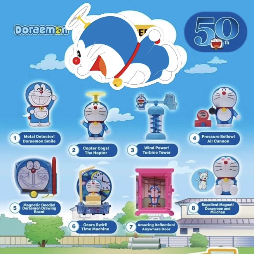McDonald's Happy Meal Doraemon April 2021, Hobbies & Toys, Toys & Games ...