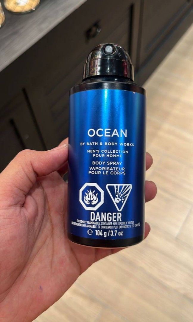 MEN OCEAN BODY SPRAY BBW, Beauty & Personal Care, Fragrance ...